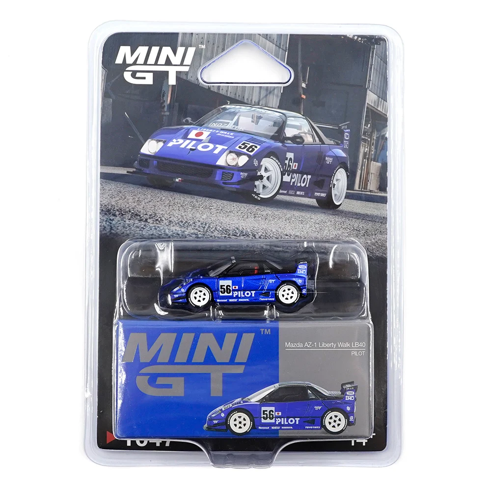1/64 Mini GT Mazda AZ-1 Liberty Walk LB40 PILOT MGT01047-BLISTER ...