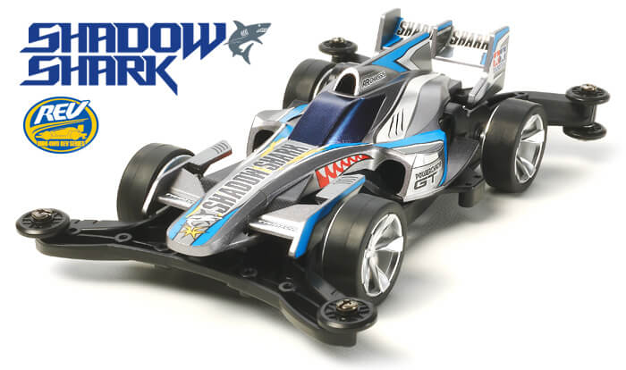 1/32 Mini 4WD REV #04 Shadow Shark (AR Chassis) - Otaku Middle East Toys