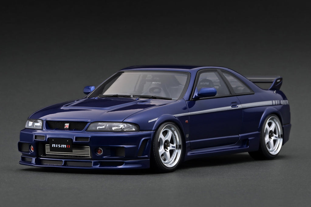 1/18 Ignition Model Nissan NISMO 400R (BCNR33) Deep Marine Blue IG3655 - Otaku Middle East Toys