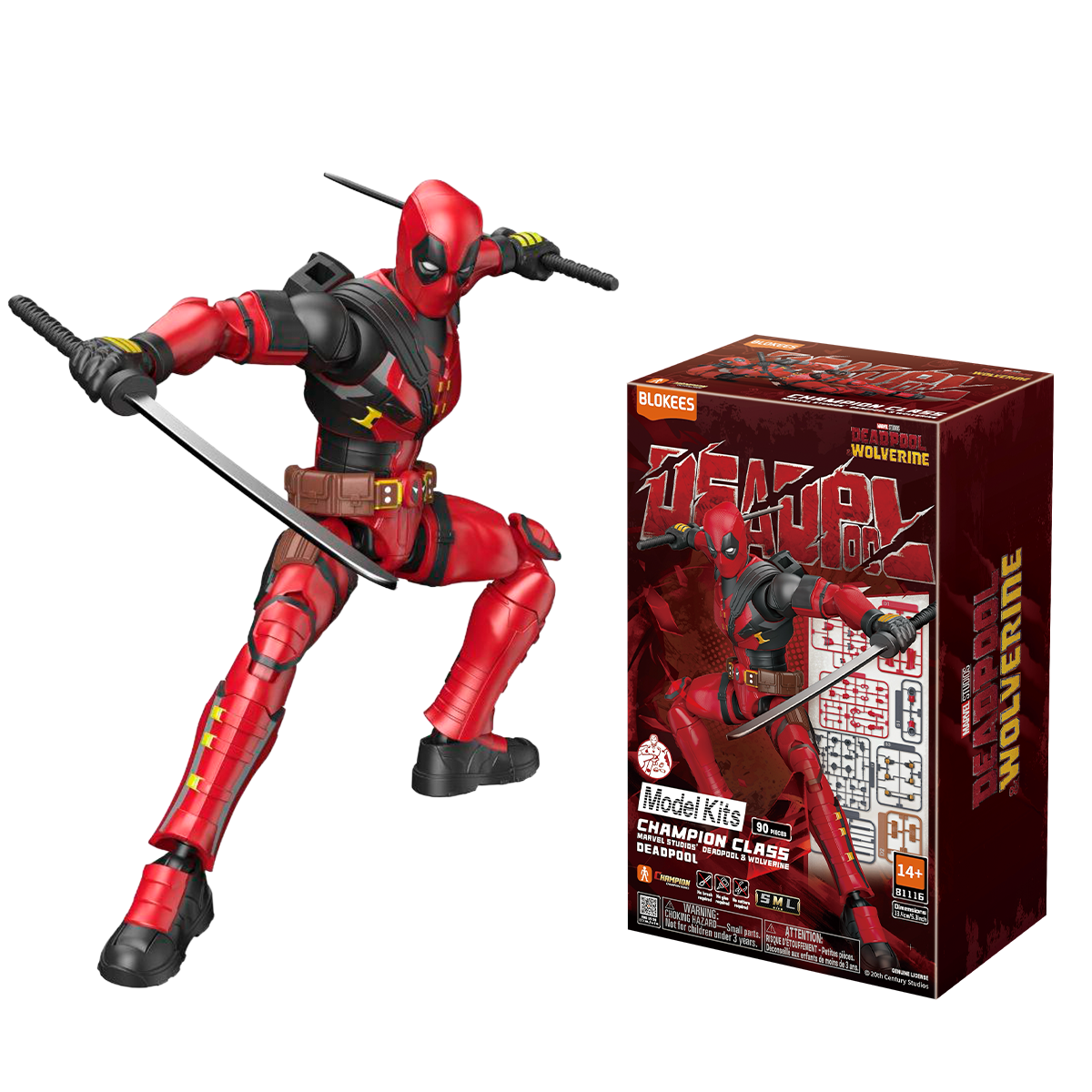 Blokees 81116 Marvel Infinity Saga Deadpool Champion Class Model Kit ...