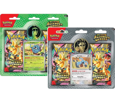 Pokemon TCG Mega Evolution Ascended Heroes Trainers 2 Pack Blister (1p ...