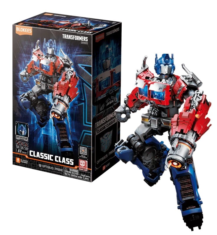 Blokees 71141 Transformers Classic Class 01 Optimus Prime Luminous Eye ...
