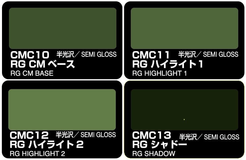 CS584 Mr. Color Set (18ml x 4) Color Modulation Set Russian Green ver ...