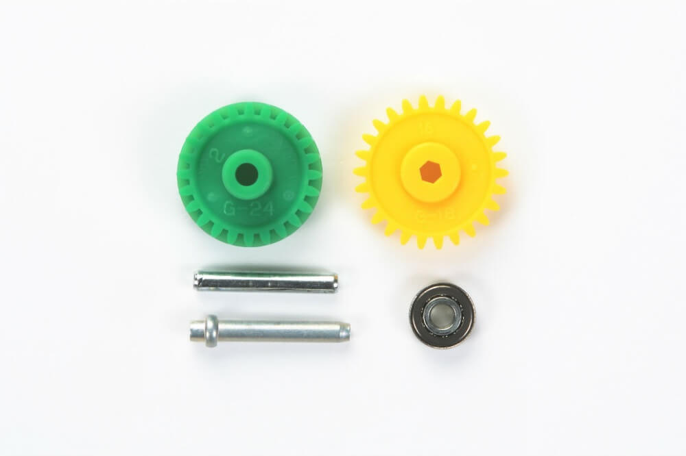 Mini 4WD GUP #434 High Speed EX Counter Gear Set (Gear Ratio 3.7:1 ...