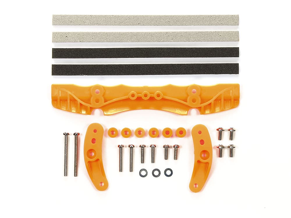 Mini 4WD GUP AR Chassis Brake Set Orange - Otaku Middle East Toys